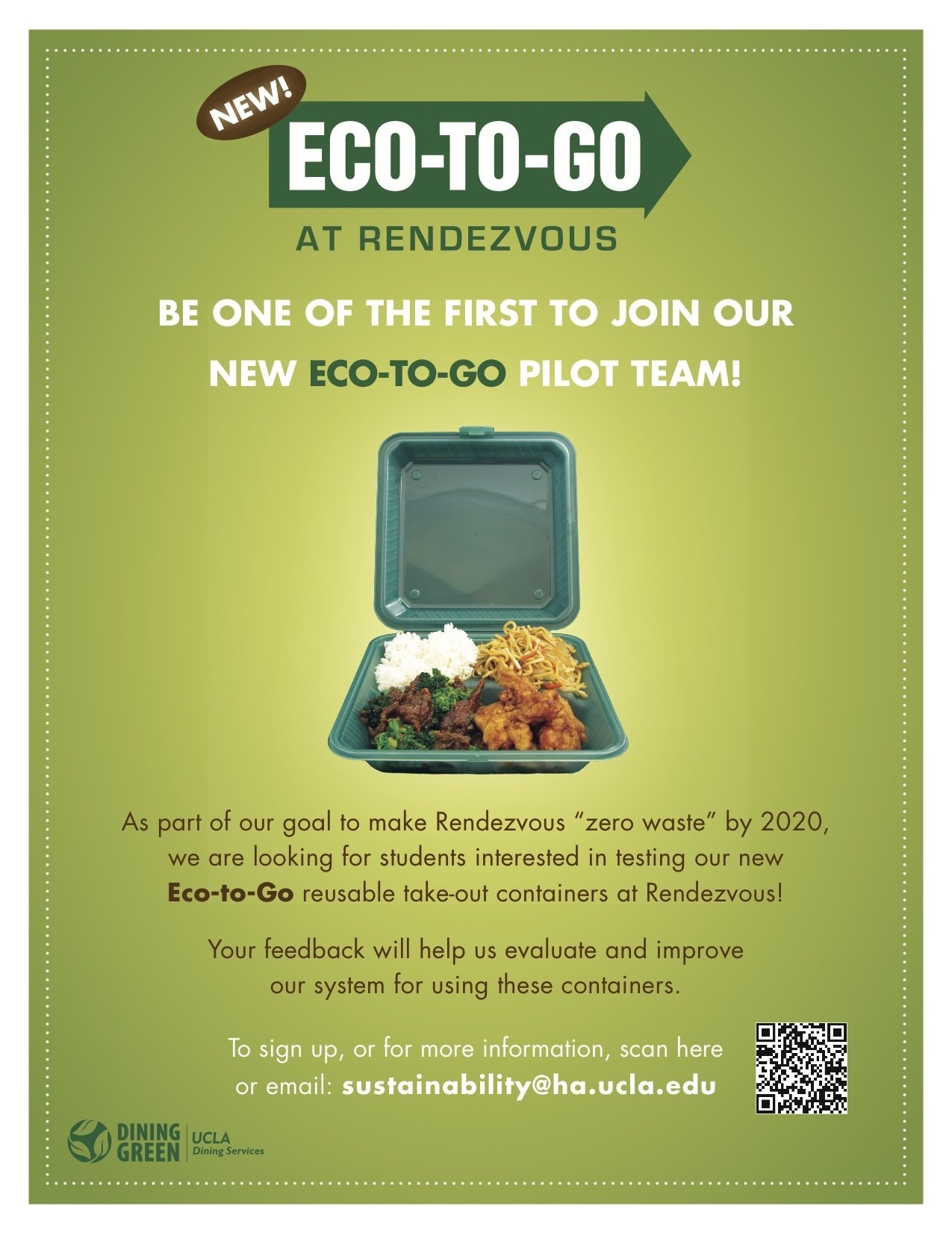 Eco-to-Go at Rendezvous | UCLA Sustainability
