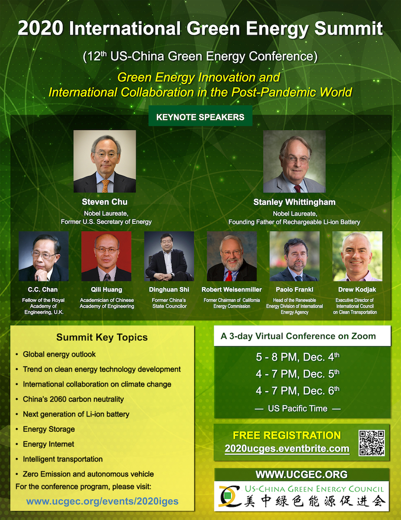 U.S.-China Green Energy Summit | UCLA Sustainability