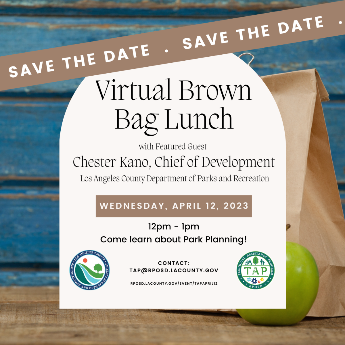 Regional Park Open Space District’s Virtual Brown Bag Lunch