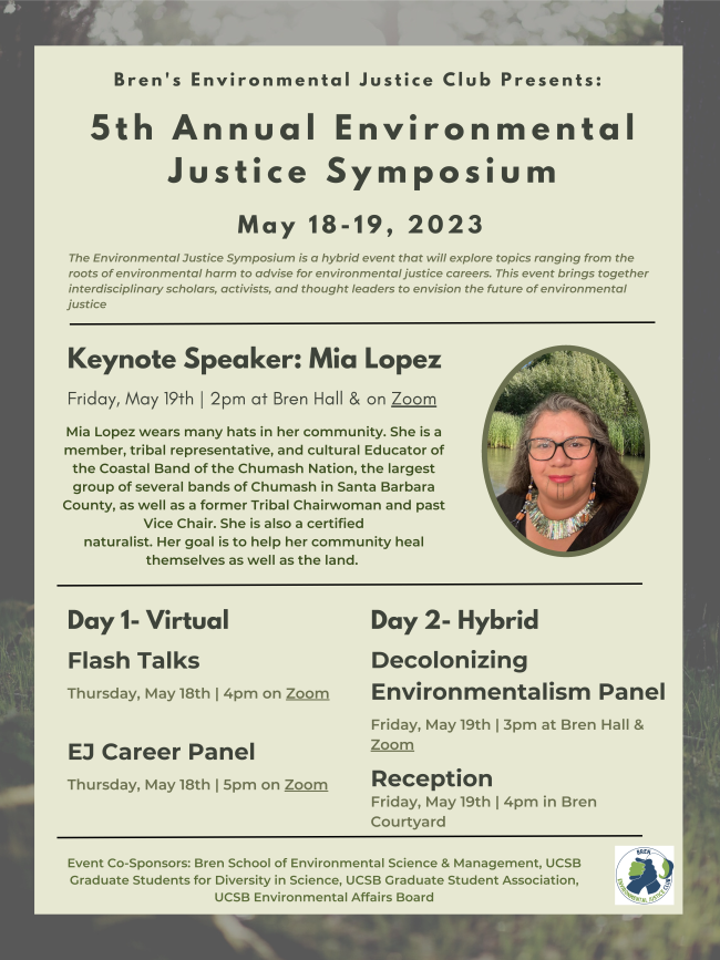 2023 Environmental Justice Symposium: Keynote and Panel