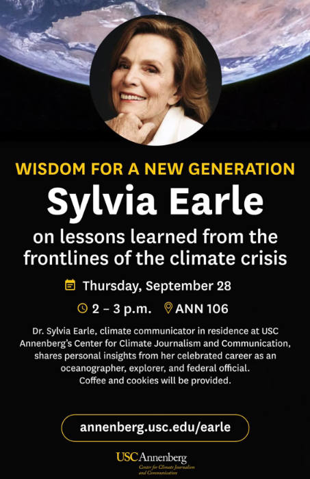 Wisdom for a new generation: Sylvia Earle on lessons learned