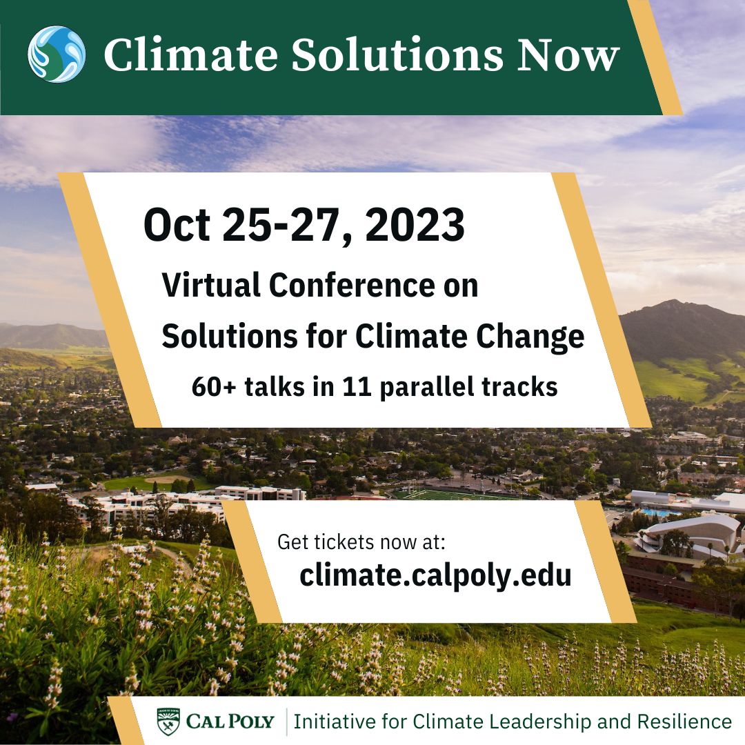 Third annual “Climate Solutions Now” Conference