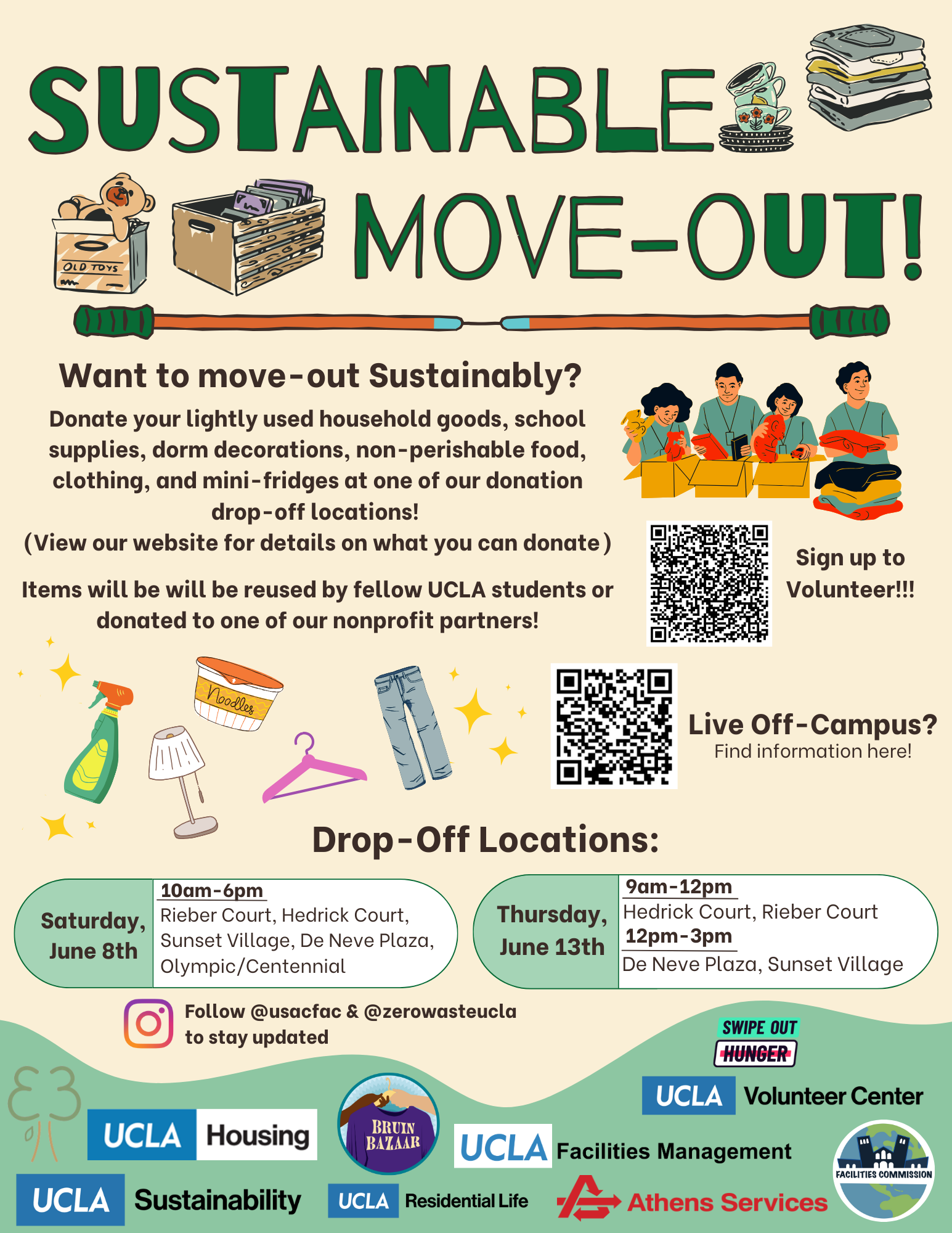 Move Out Resources | UCLA Sustainability